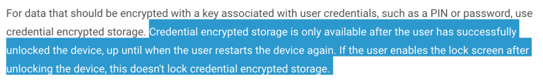 The limitations of Android N Encryption – A Few Thoughts on ...